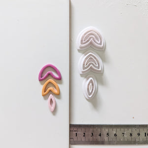Three Leaves Outline Cutter Set
